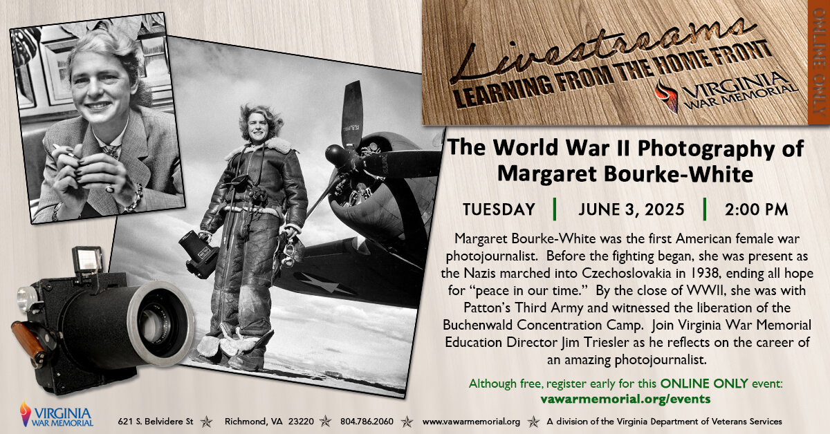 Virginia War Memorial Livestream - The World War II Photography of ...